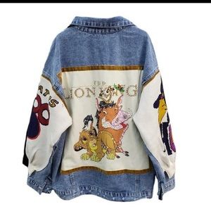 OPEE | Jackets & Coats | Lion King Denim Jacket | Poshmark